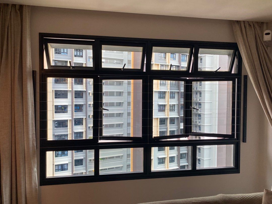 BTO Invisible Grilles/HDB Invisible Grilles/Aluminium Grilles/Fixed or ...