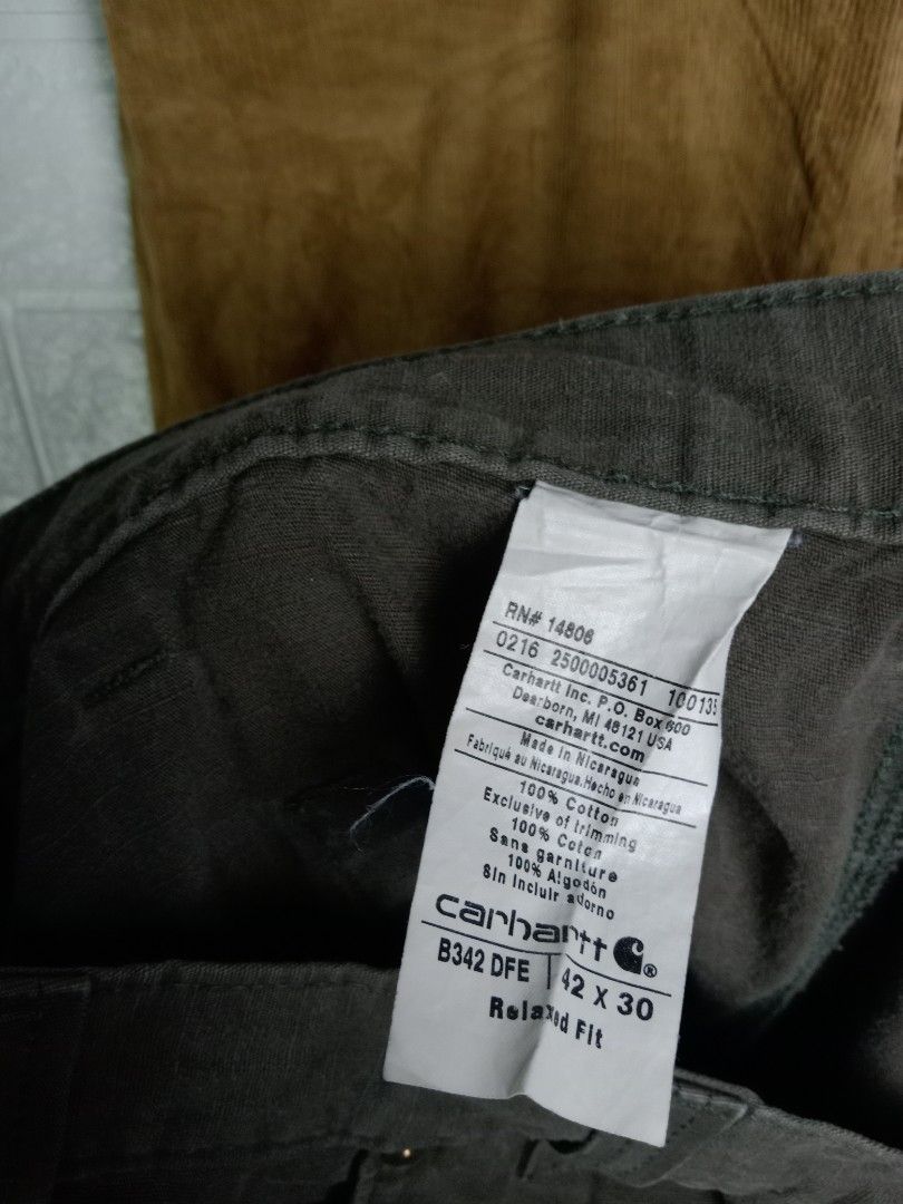 Carhartt B342 DFE, Men's Fashion, Bottoms, Jeans on Carousell