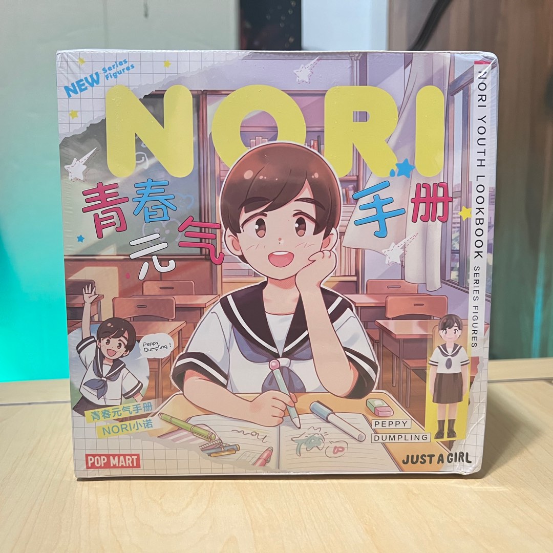 [Case of 9] Popmart Nori Just a girl young look book series, Hobbies & Toys, Toys & Games on ...