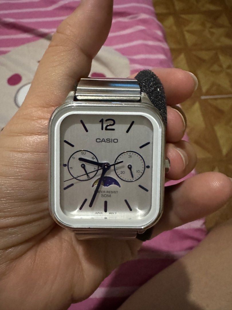 Casio moonphase watch, Men's Fashion, Watches & Accessories, Watches on ...