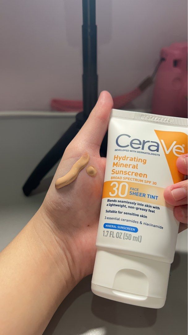 Cerave Sunblock Sheer Tint SPF 30, Beauty & Personal Care, Face, Face ...