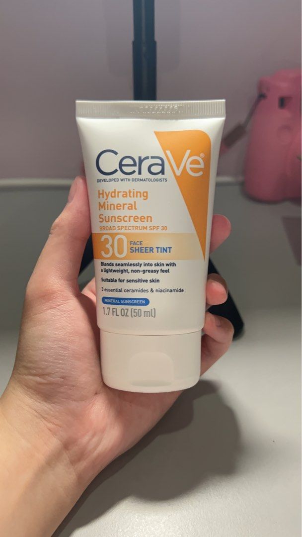 Cerave Sunblock Sheer Tint SPF 30, Beauty & Personal Care, Face, Face ...