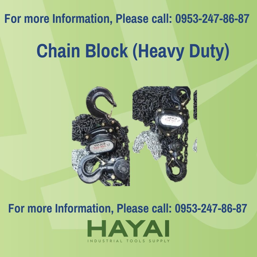 Chain Block (Heavy Duty), Commercial & Industrial, Construction Tools ...