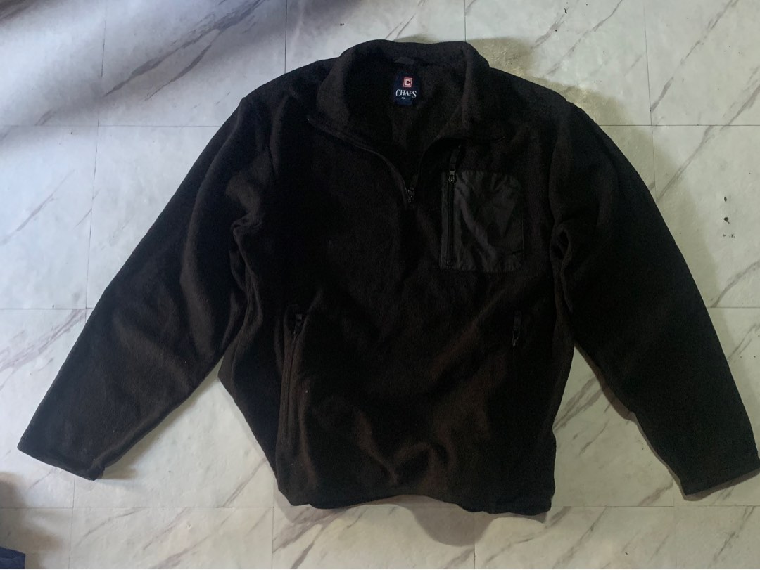 CHAPS BY RALPH LAUREN |QZIP | FLEECE TYPE JACKET, Men's Fashion, Coats ...