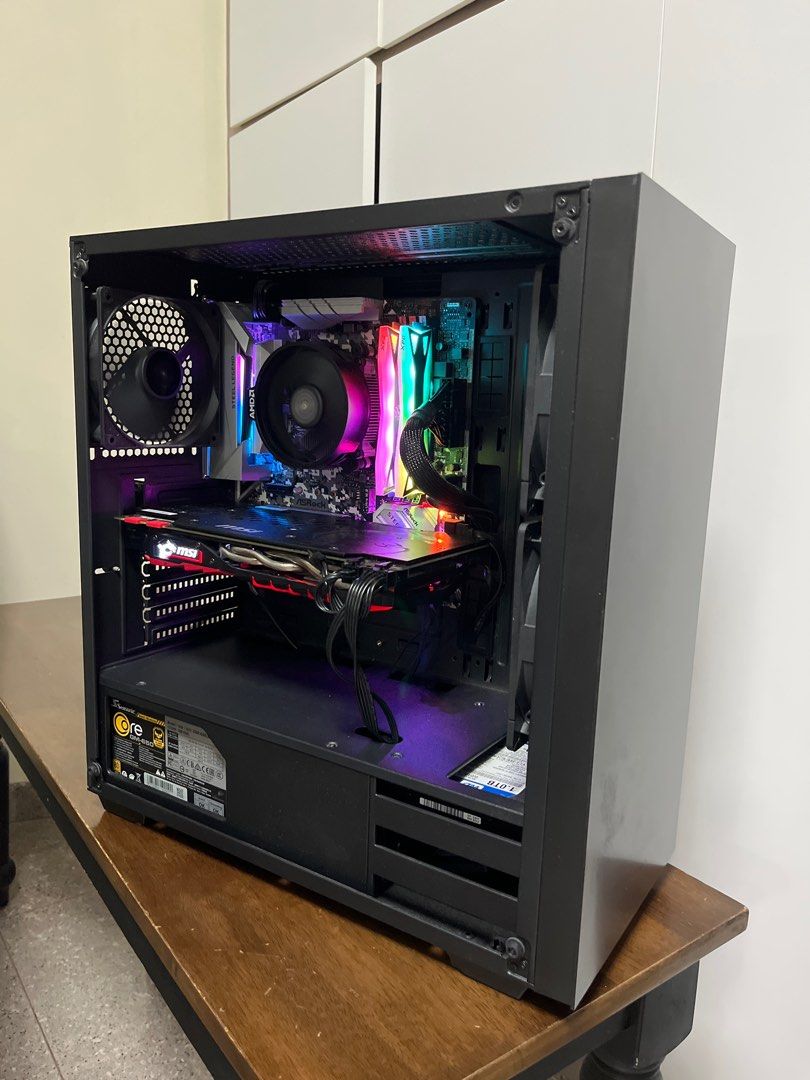 NEW RYZEN 5 GAMING PC DESKTOP CPU 3500 GTX 1070 8GB 16GB RAM 256GB SSD 1TB HDD 11 HOME OFFICE ...