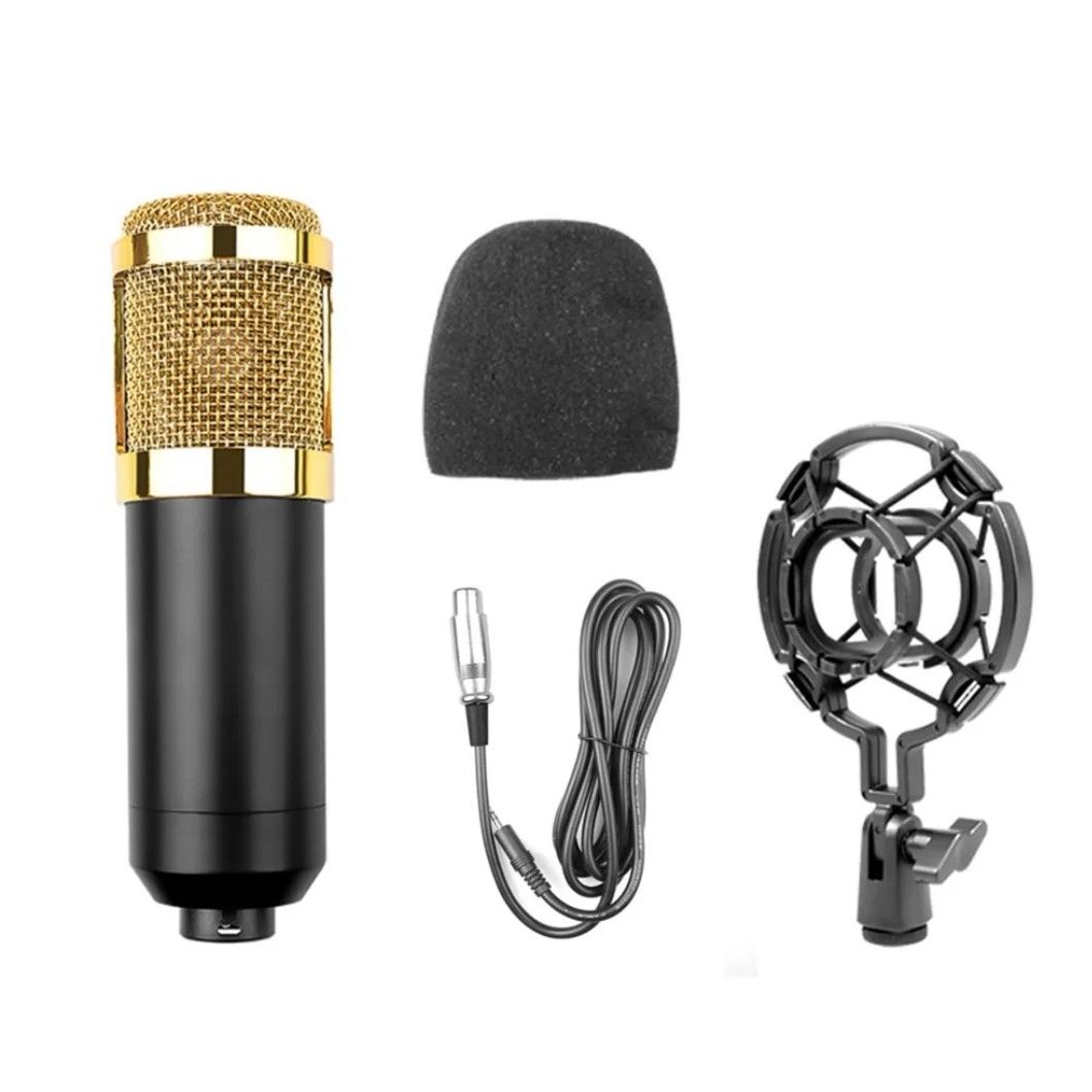 CHoicE Professional Condenser Microphone Kit with V8Sound Card Set for ...