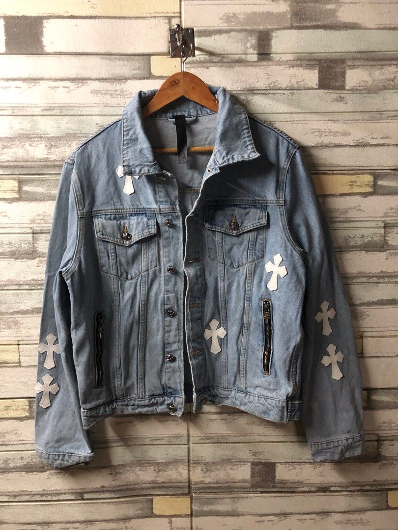 Chrome Hearts Denim Jacket, Men's Fashion, Tops & Sets, Hoodies on ...