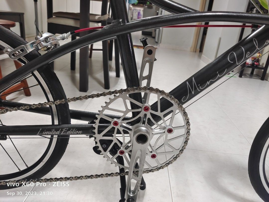 Classic Mini Velo Bike@Limited edition* 20" Carbon Fiber Frame., Sports ...