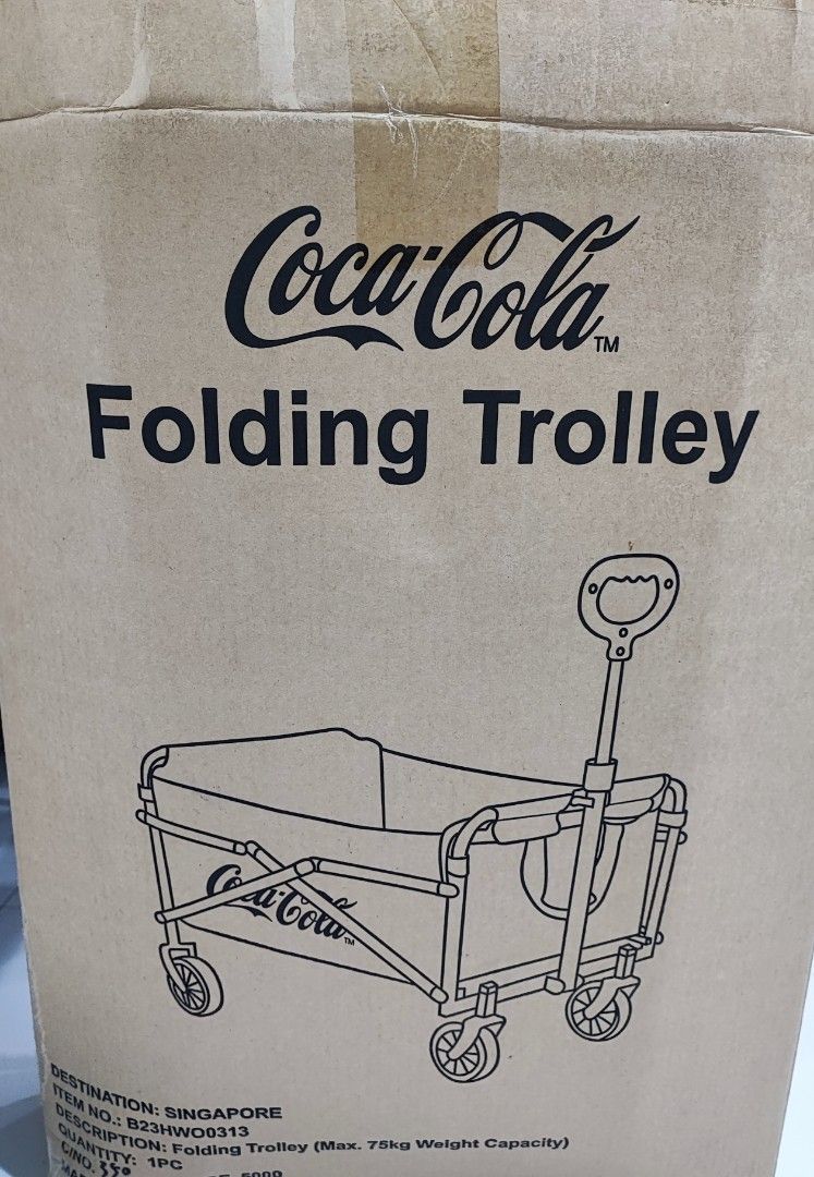 Coke trolley, Furniture & Home Living, Outdoor Furniture on Carousell