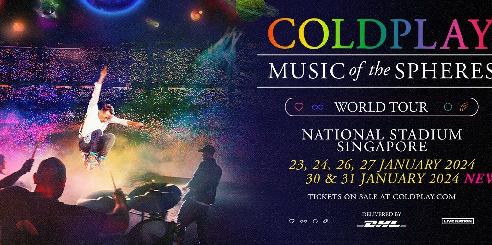 Coldplay- 1x General Standing Ticket - 23/Jan/24, Tickets & Vouchers ...