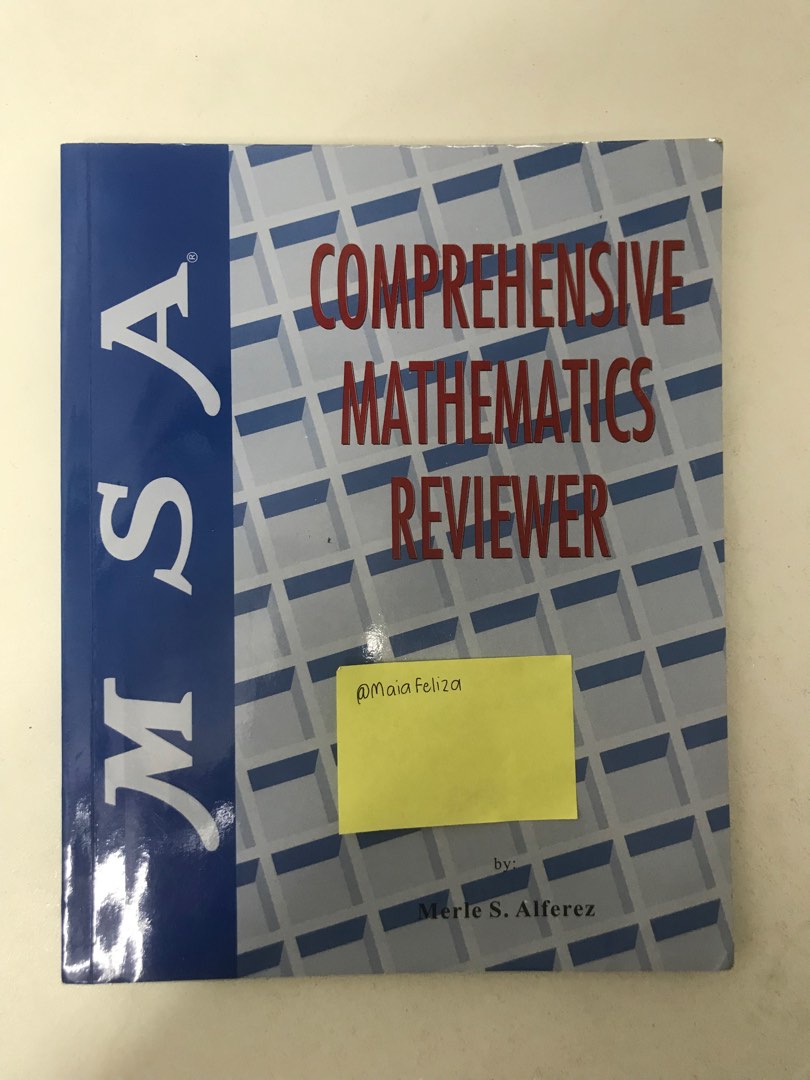 Comprehensive Mathematics Reviewer, Hobbies & Toys, Books & Magazines ...