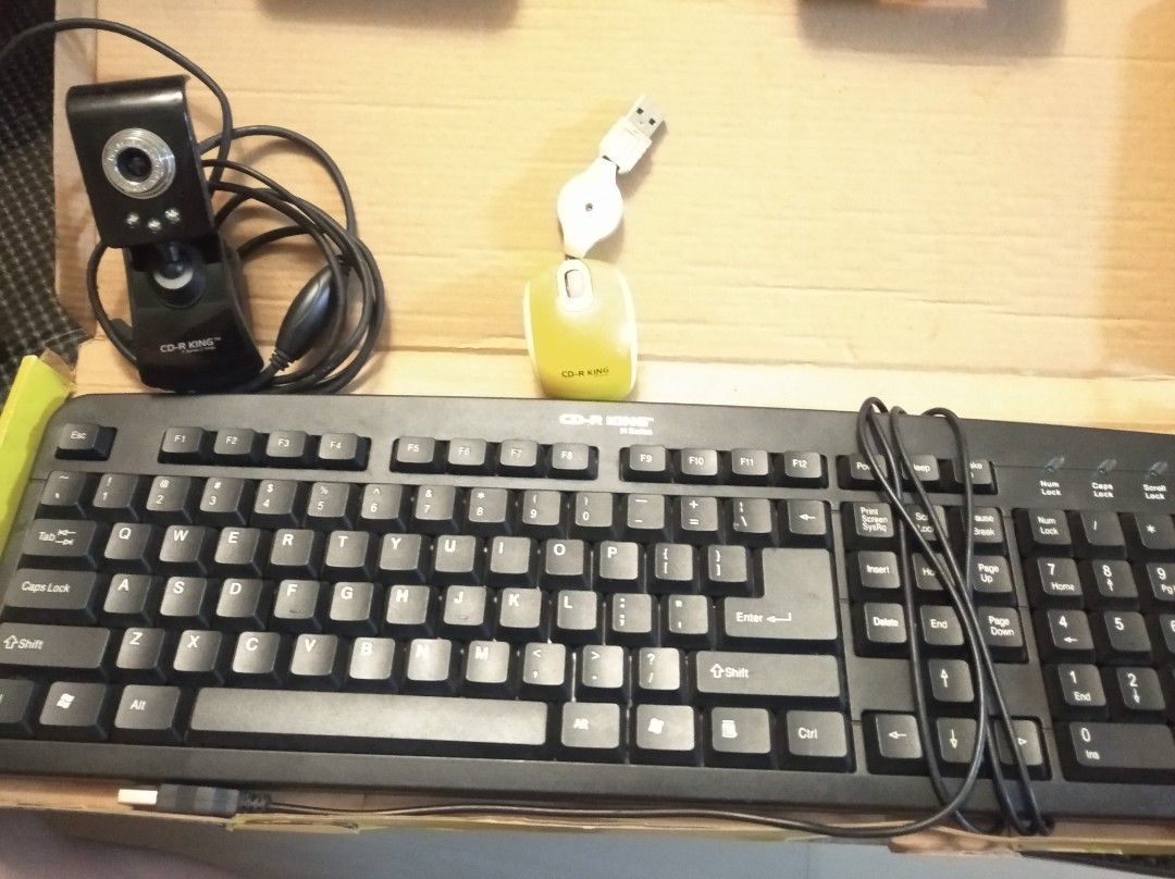 Computer accessories CDR king keyboard, mini mouse and cam, Computers & Tech, Parts ...