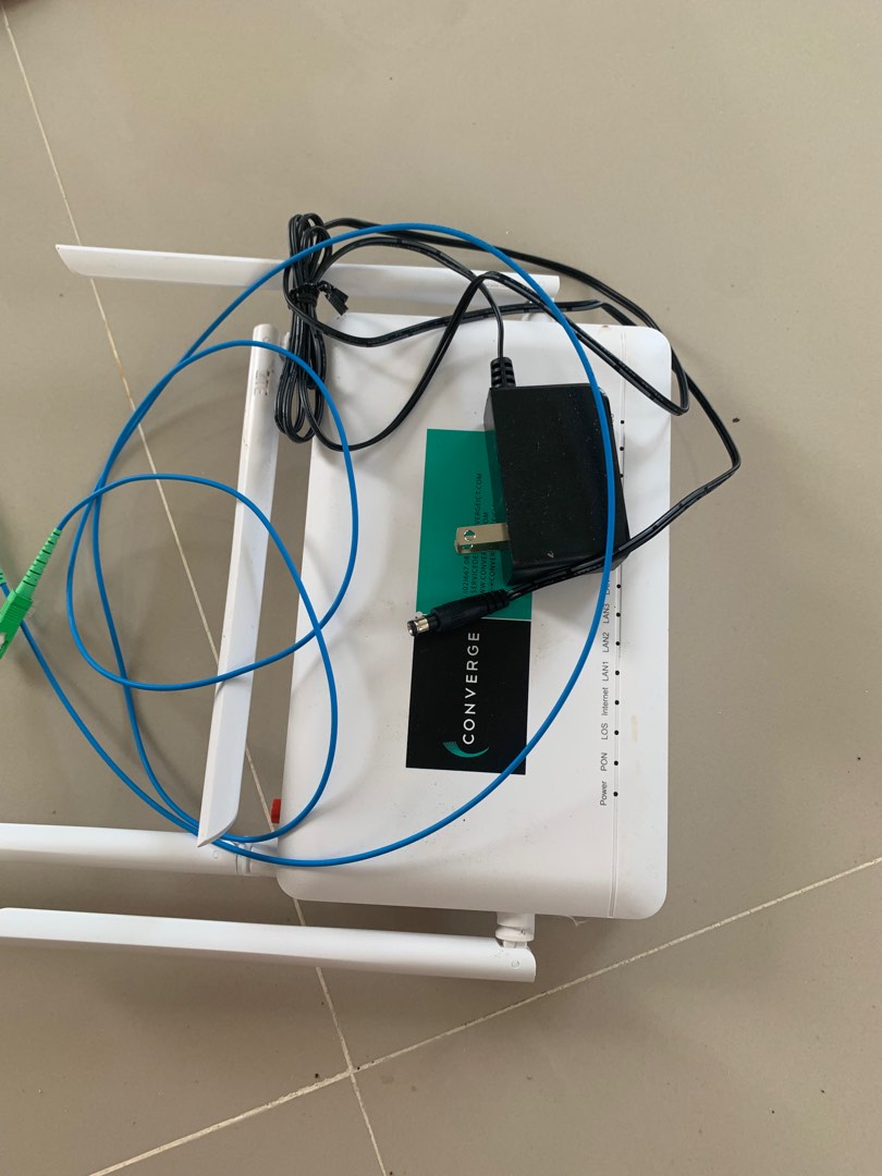 Converge router and accessories, Computers & Tech, Parts & Accessories ...