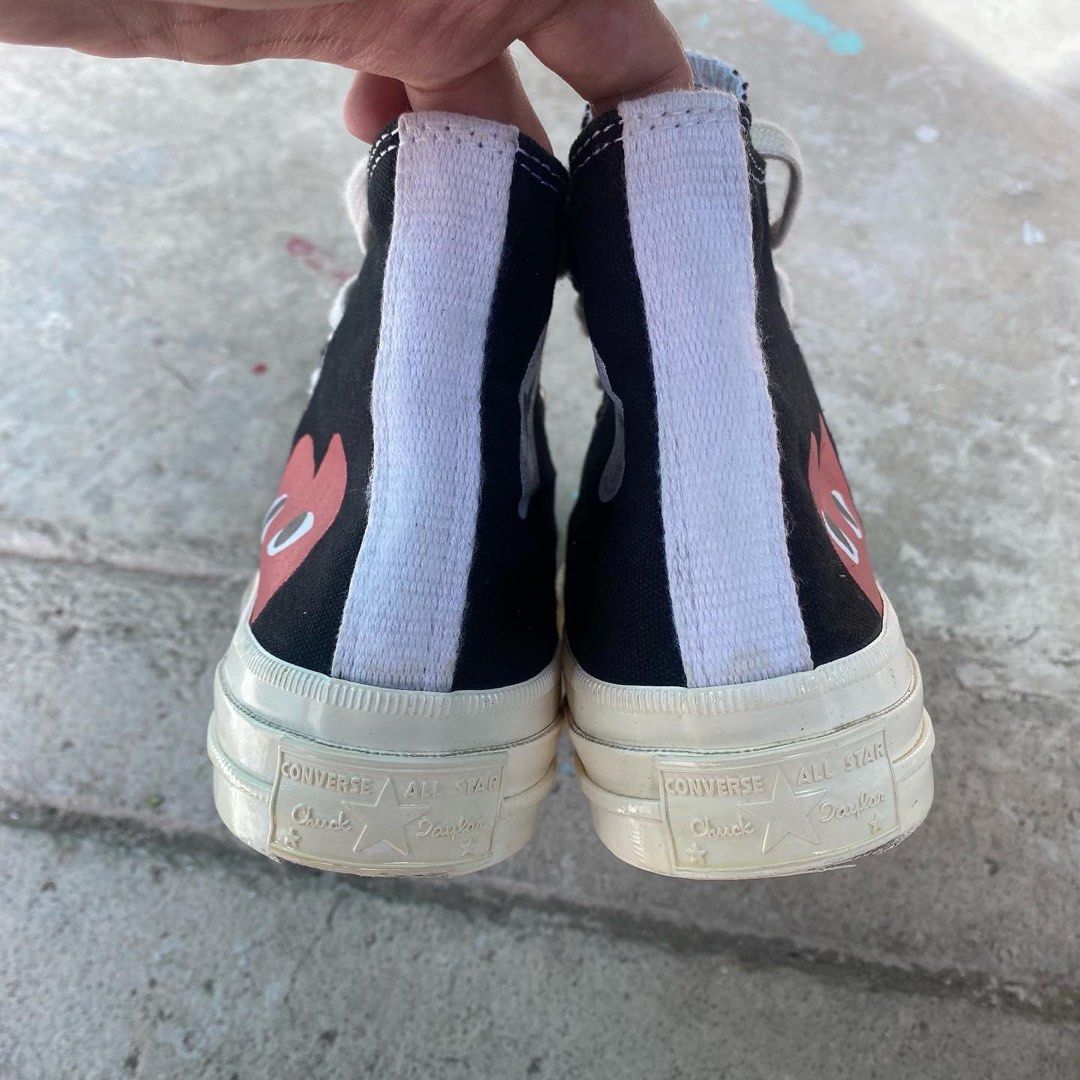 CONVERSE CDG PLAY HIGH CUT, Women's Fashion, Footwear, Sneakers on ...