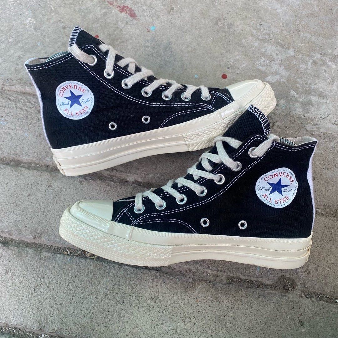 CONVERSE CDG PLAY HIGH CUT, Women's Fashion, Footwear, Sneakers on ...