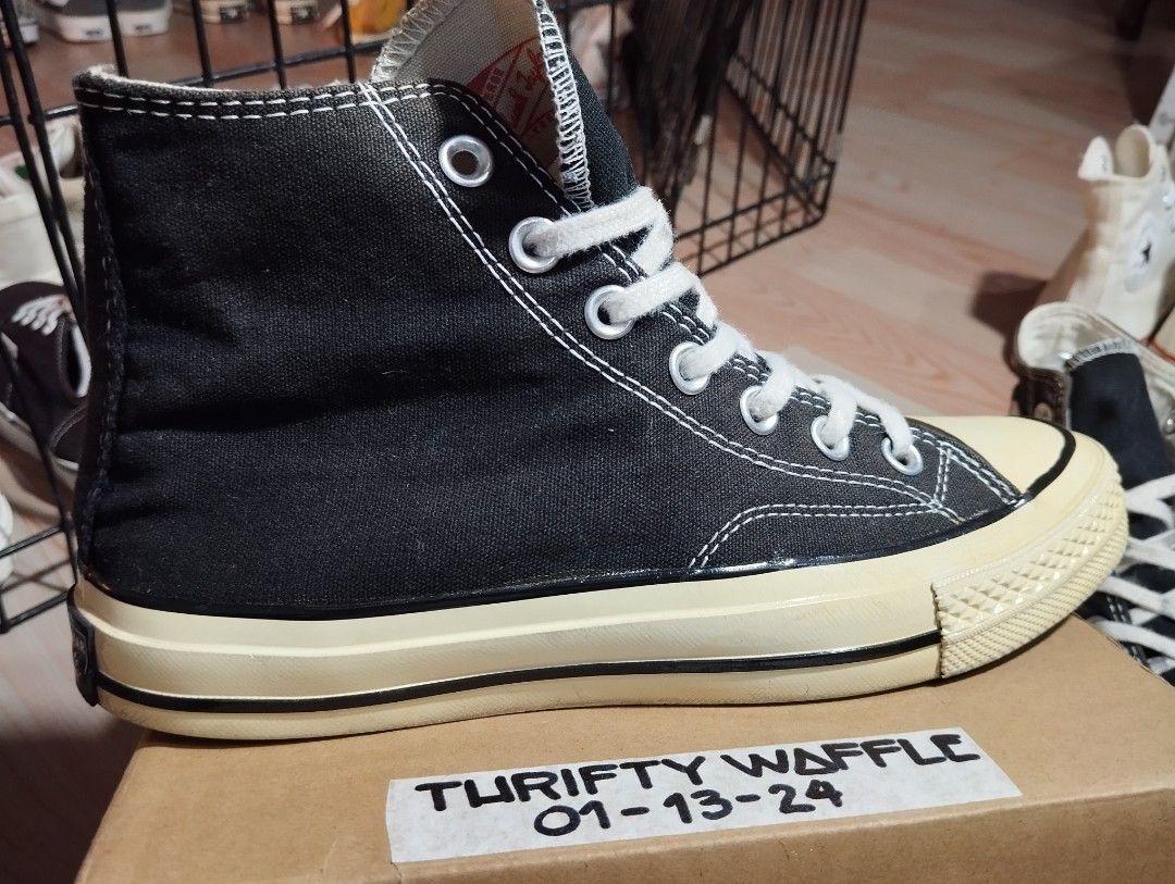 Converse Chuck Taylor 70s High Cut Black, Women's Fashion, Footwear ...