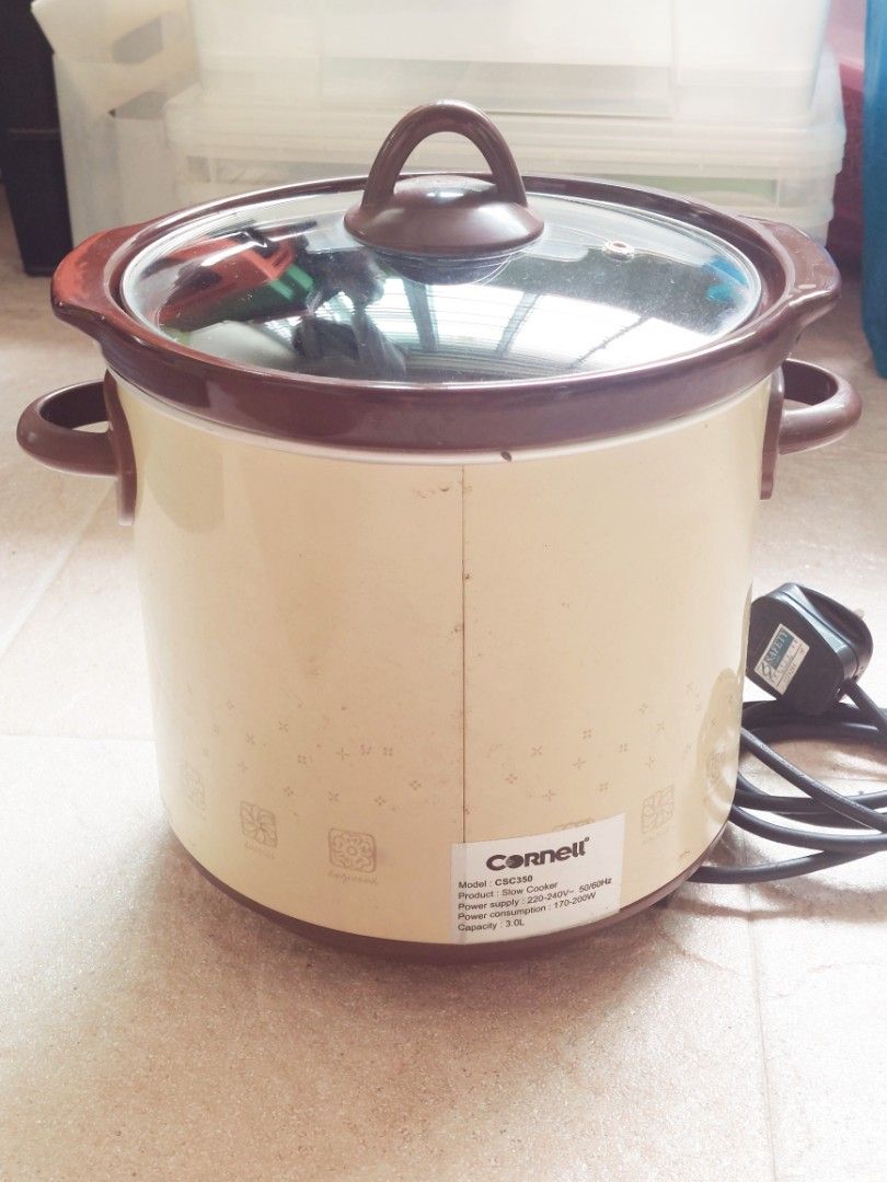 Cornell Slow cooker 3L, TV & Home Appliances, Kitchen Appliances ...