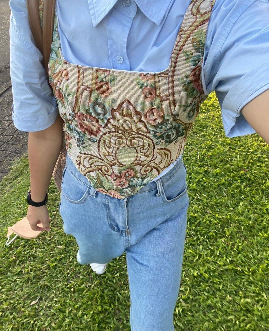 Corset with Boning, Women's Fashion, Tops, Others Tops on Carousell
