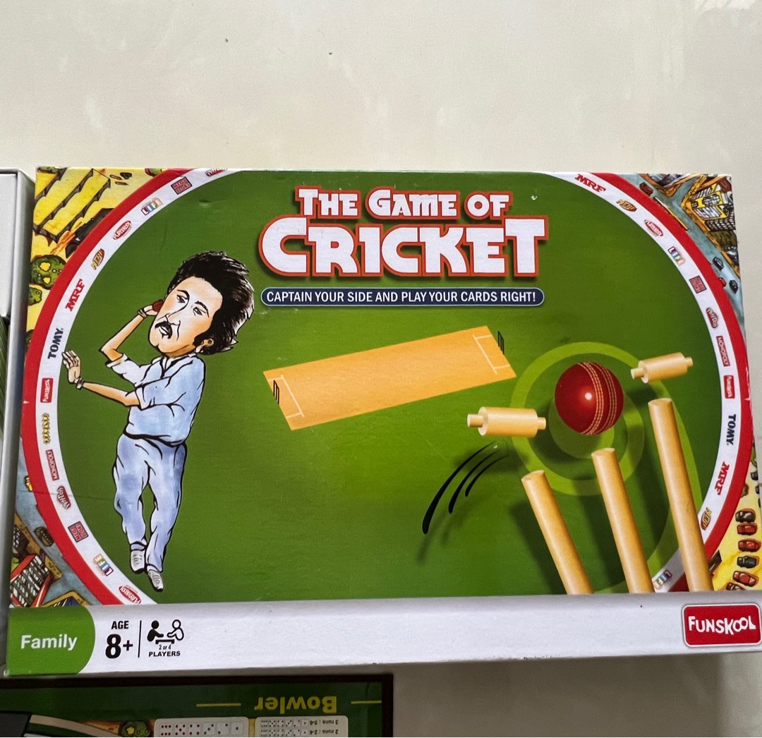 Cricket board game, Hobbies & Toys, Toys & Games on Carousell
