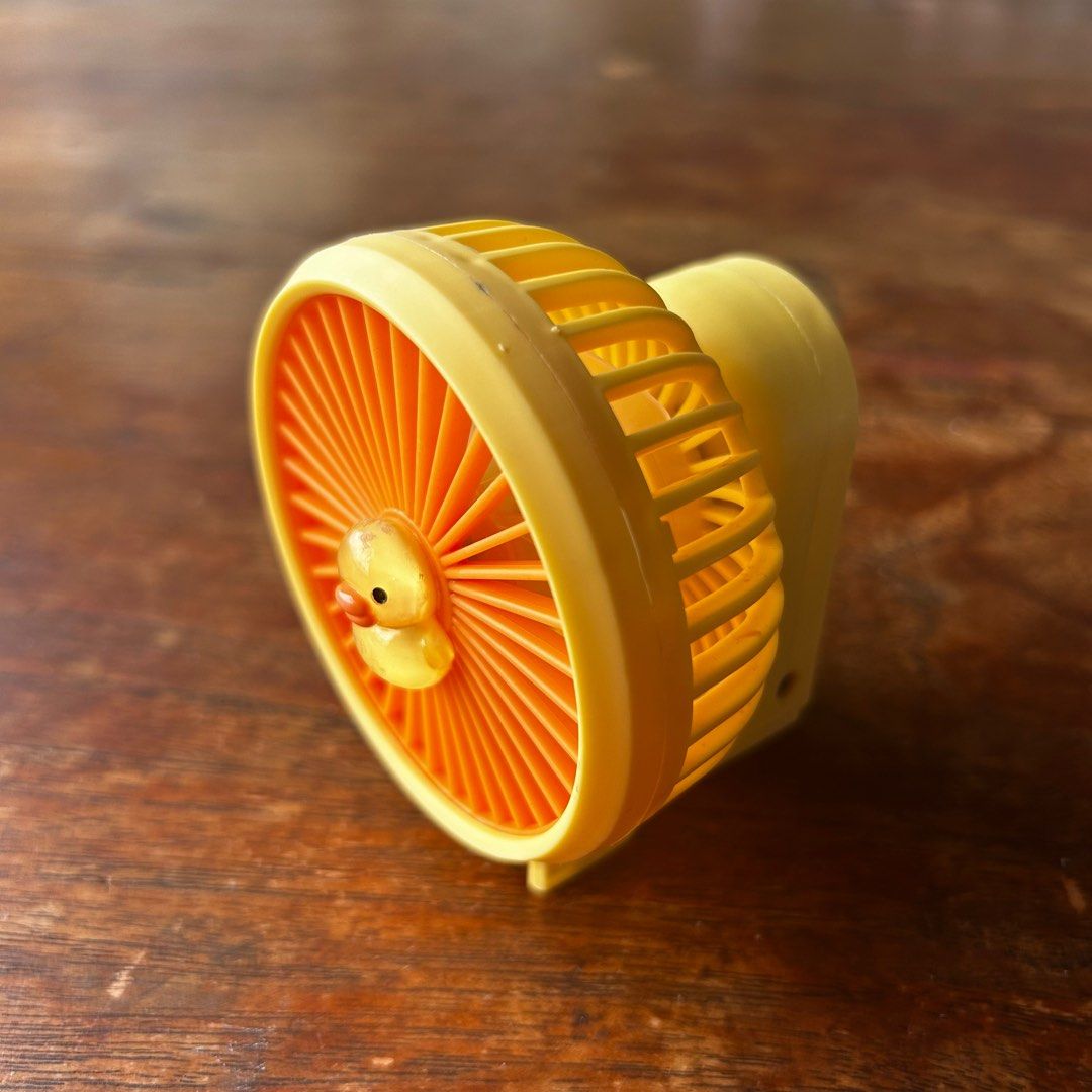 Cute Mini Portable Duck Fan (Collapsible), Furniture & Home Living ...