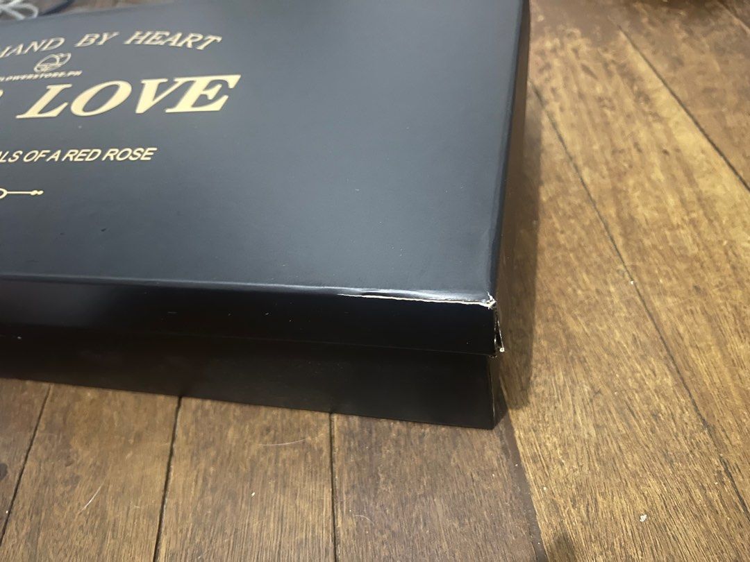 Deep Love Box Eternal Flowers from Flowerstore.ph, Furniture & Home ...