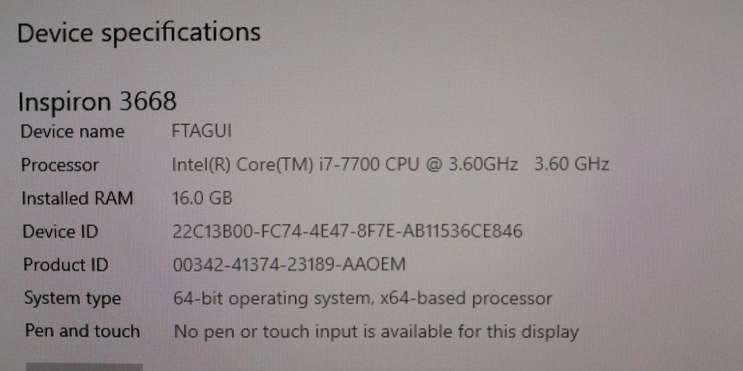 Dell Inspiron 3668 Desktop, Computers & Tech, Desktops on Carousell