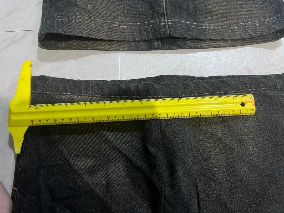 Denim Tube Top and Mini Skirt Set / Coordinates (micro, vintage, grunge ...