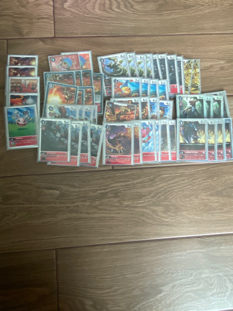 Digimon Red deck, Hobbies & Toys, Toys & Games on Carousell
