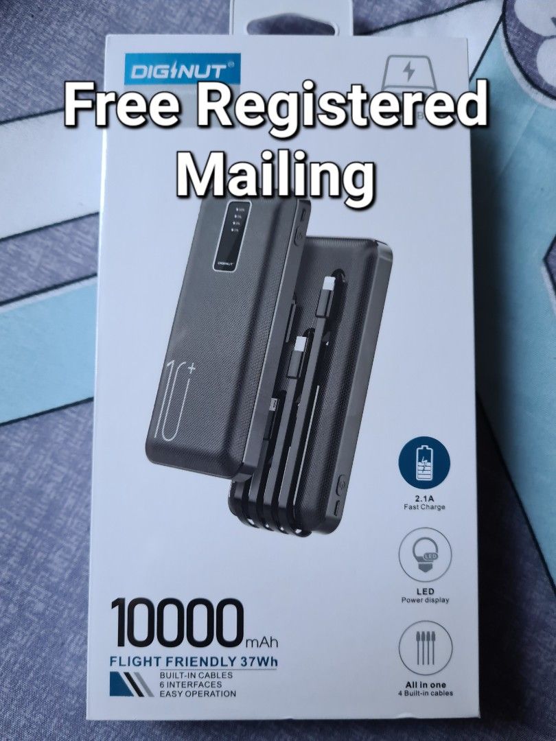 [DIGINUT] 10000mAh Power Bank PX07, Mobile Phones & Gadgets, Mobile ...