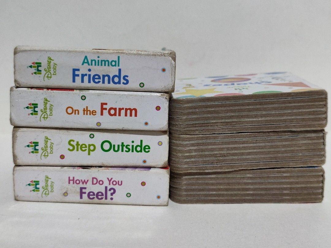 DISNEY BABY Board Book Set, Hobbies & Toys, Books & Magazines, Children ...