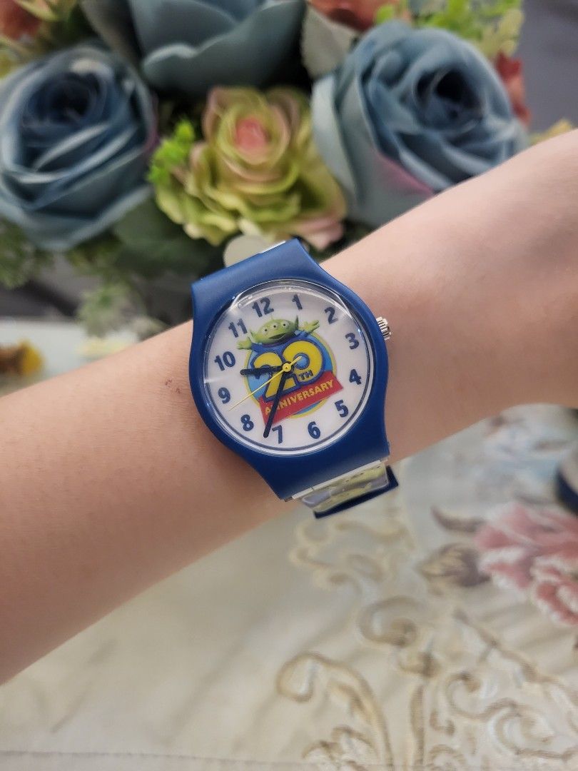 Disney Toy Story 20th Anniversary Little Green Men Kiddie Watch, Men's ...
