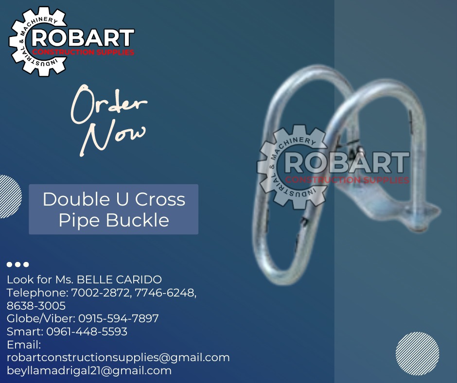 Double U Cross Pipe Buckle, Commercial & Industrial, Construction Tools ...