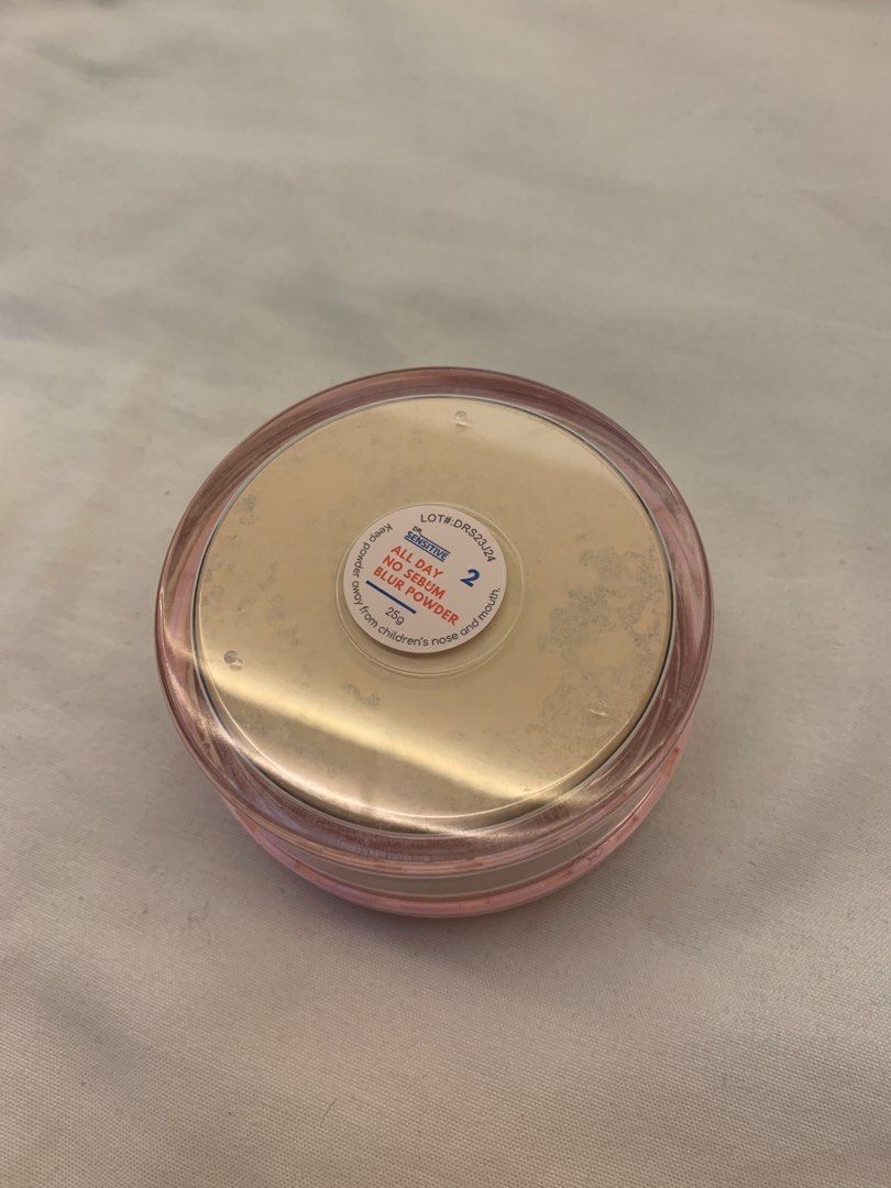 DR. SENSITIVE All Day No Sebum Blur Powder (Natural), Beauty & Personal ...