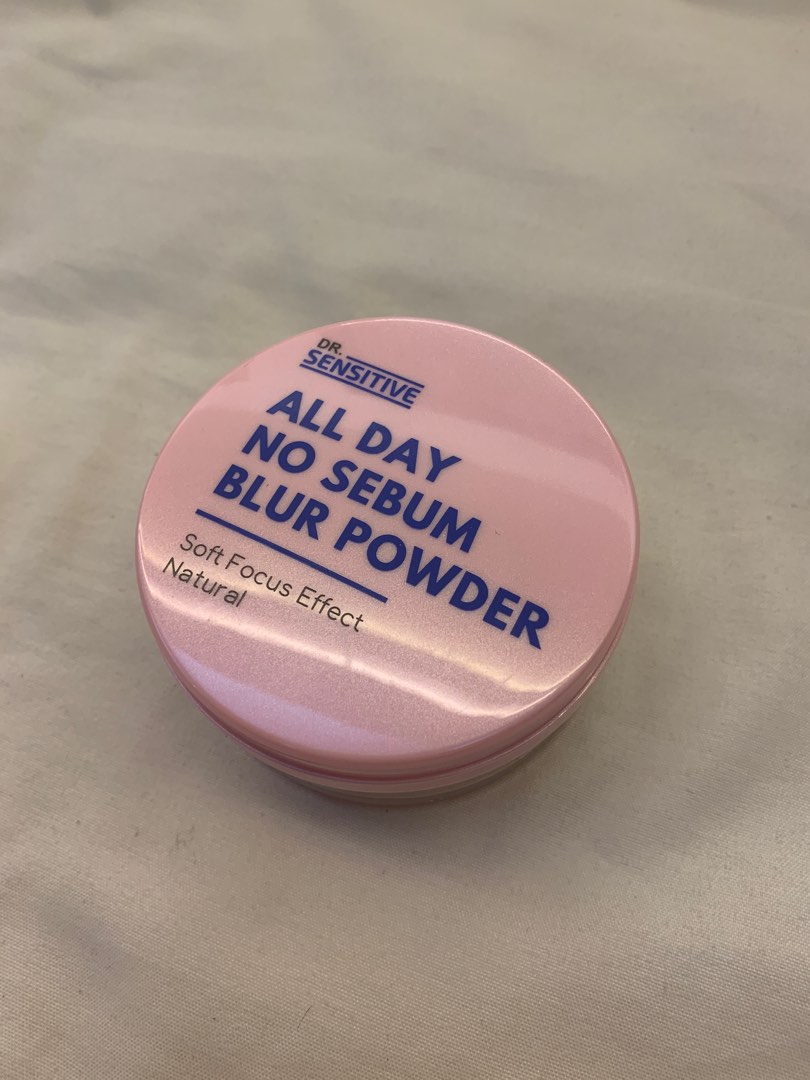 DR. SENSITIVE All Day No Sebum Blur Powder (Natural), Beauty & Personal ...