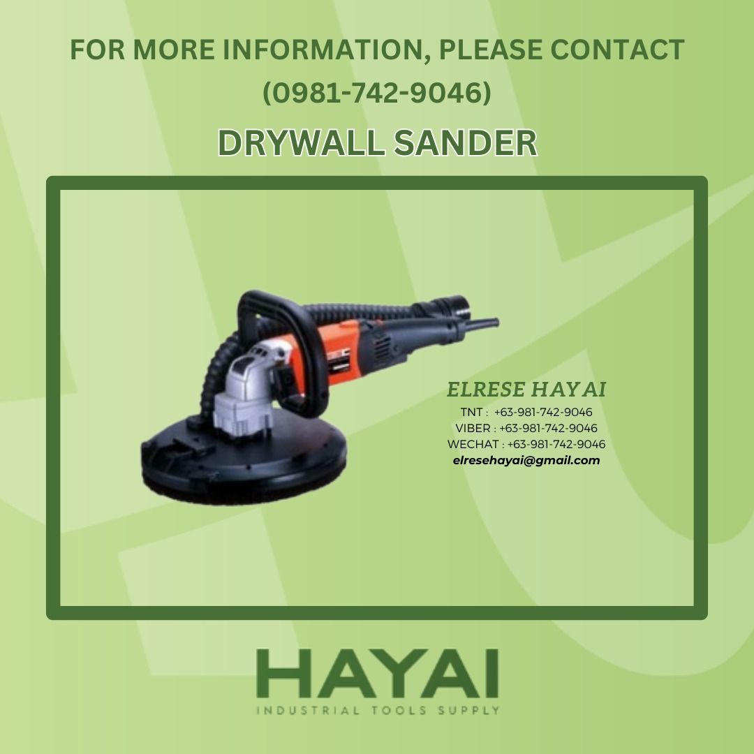 DRYWALL SANDER, Commercial & Industrial, Construction Tools & Equipment ...