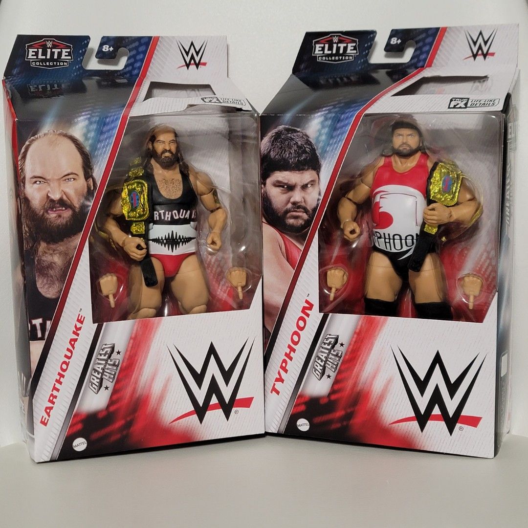 EARTHQUAKE AND TYPHOON WWE Greatest Hits Elite Collection Set of 2 ...