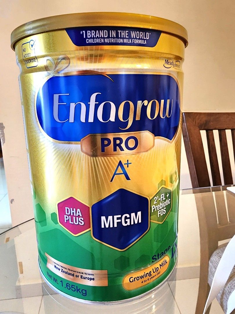 Enfagrow Pro Stage 4 1.65kg tin, Babies & Kids, Nursing & Feeding ...