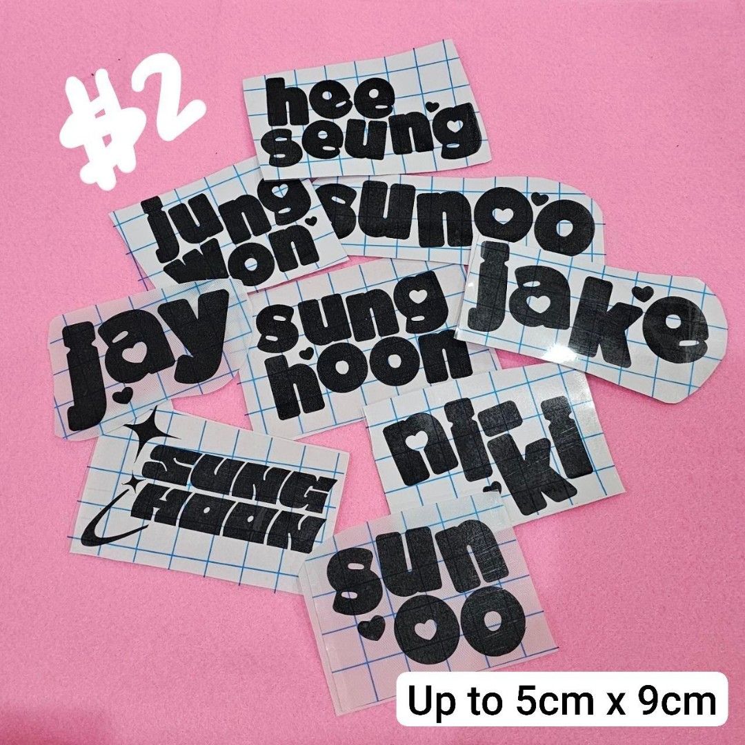 Enhypen Lightstick Sticker Sample Sale, Hobbies & Toys, Memorabilia ...