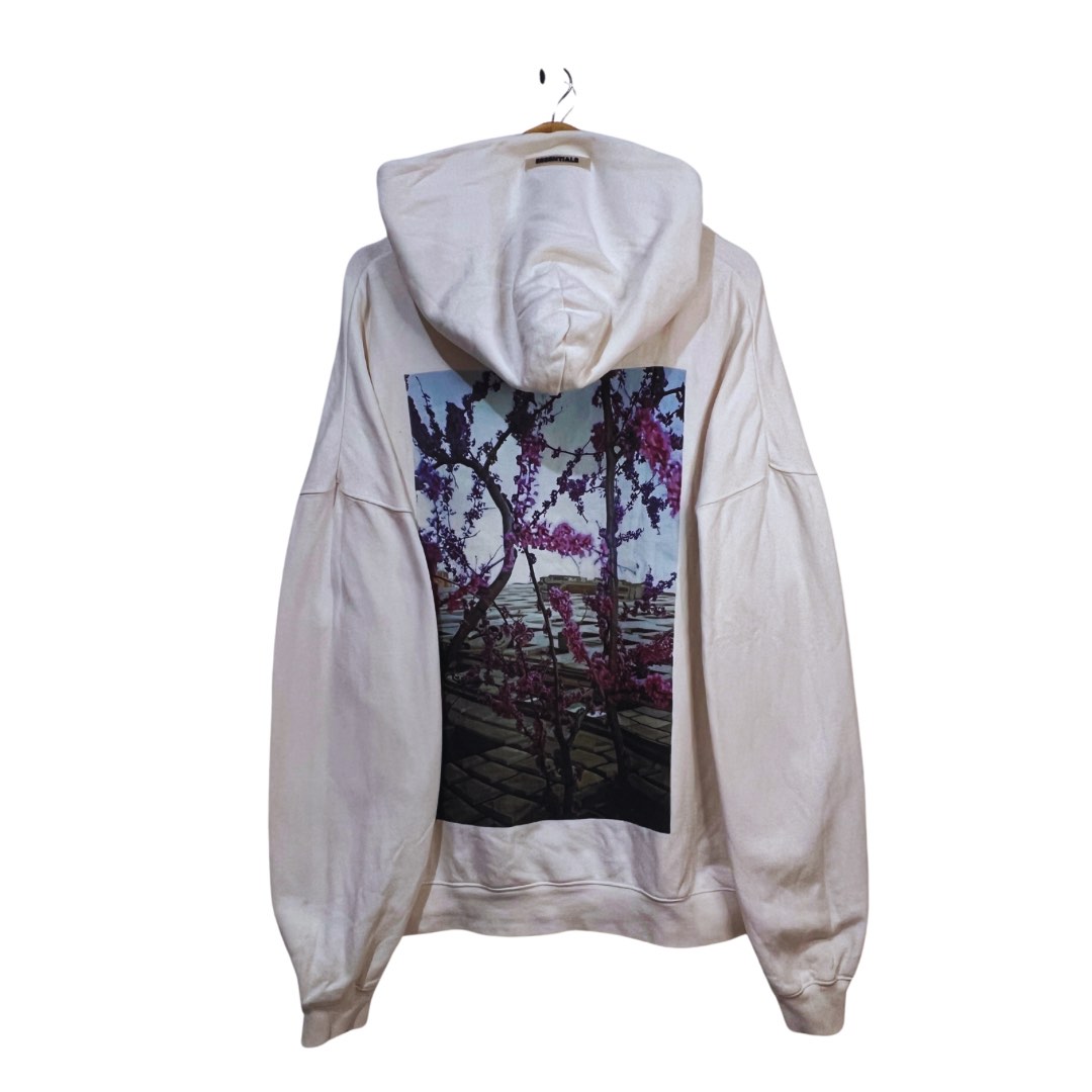 Essentials Flower Hoodie, Men's Fashion, Tops & Sets, Hoodies on Carousell