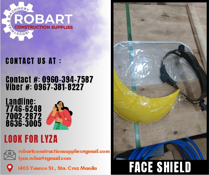 Faceshield Set, Commercial & Industrial, Construction Tools & Equipment ...