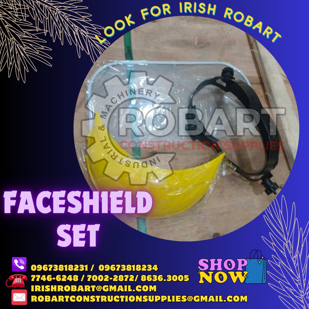 faceshield set, Commercial & Industrial, Construction Tools & Equipment ...
