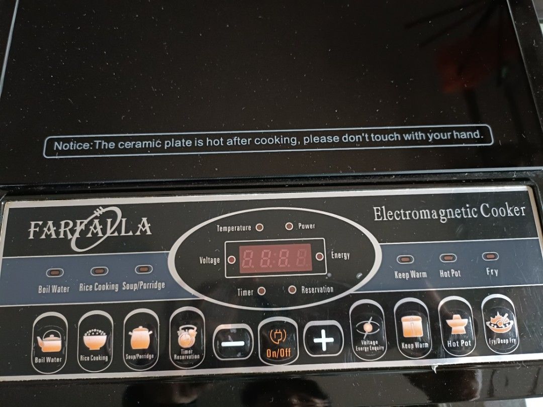 Farfalla electromagnetic cooker with pot, steamer and cover, TV & Home ...