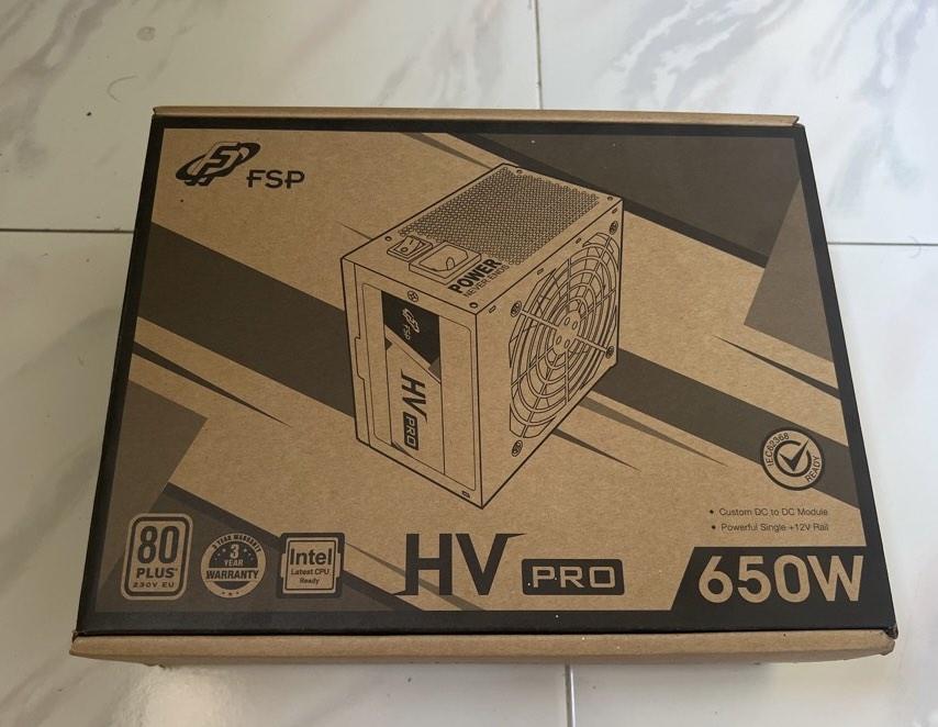 FSP 650w PSU 80+ Bronze, Computers & Tech, Parts & Accessories, Computer Parts on Carousell