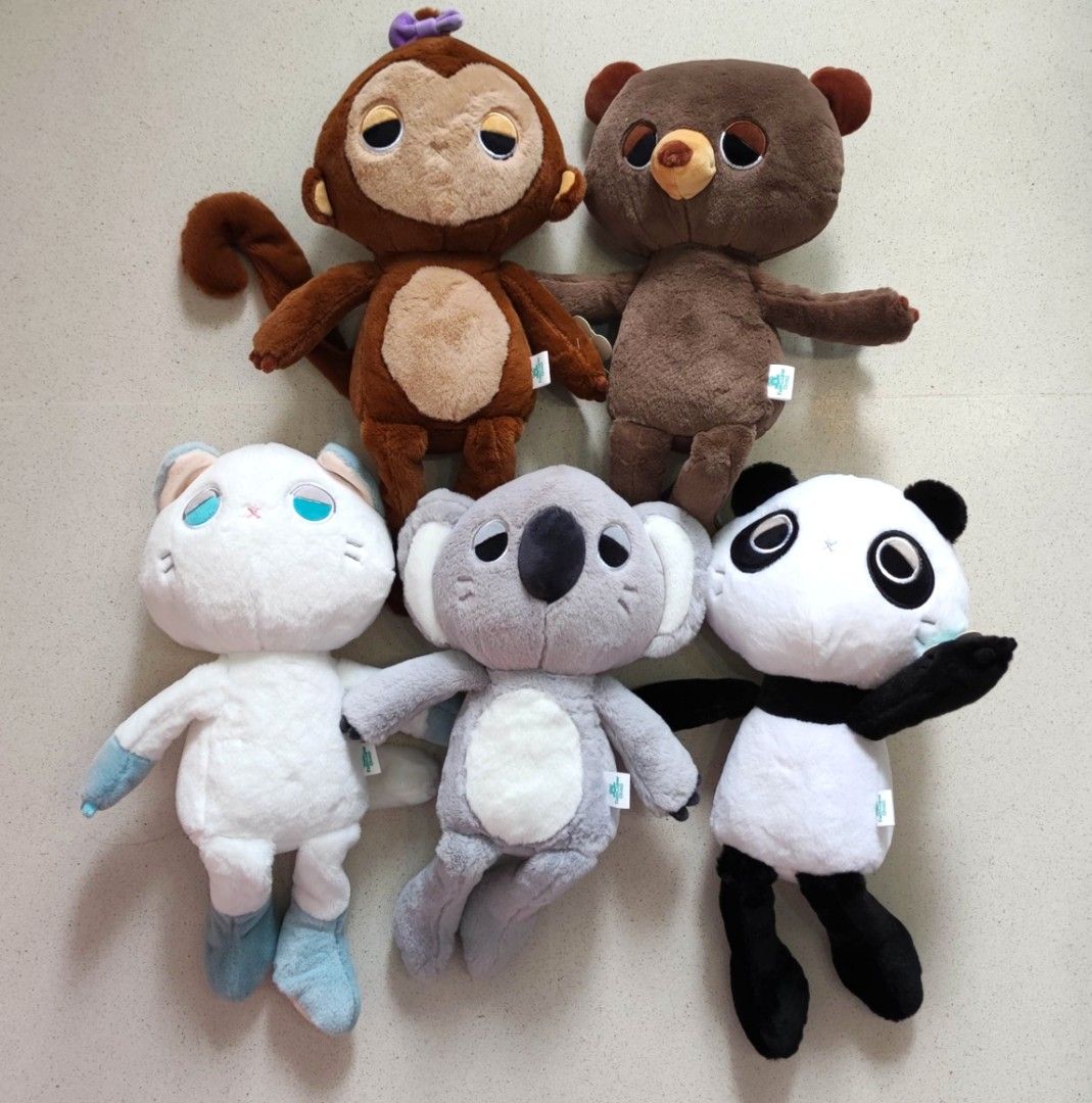 Fun Claw Chou Chou Panda Koala Monkey Bear, Hobbies & Toys, Toys ...