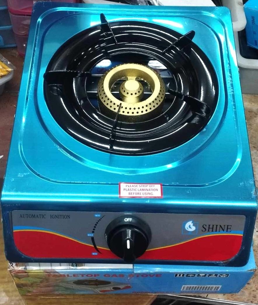 Gas Stove SINGLE BURNER SHINE, Furniture & Home Living, Bathroom ...