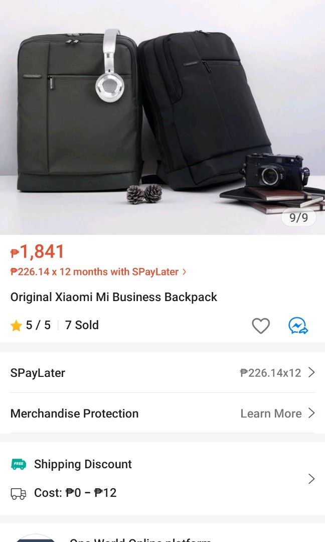 [GFS] Xiomi Bagpack Army green, Men's Fashion, Bags, Backpacks on Carousell