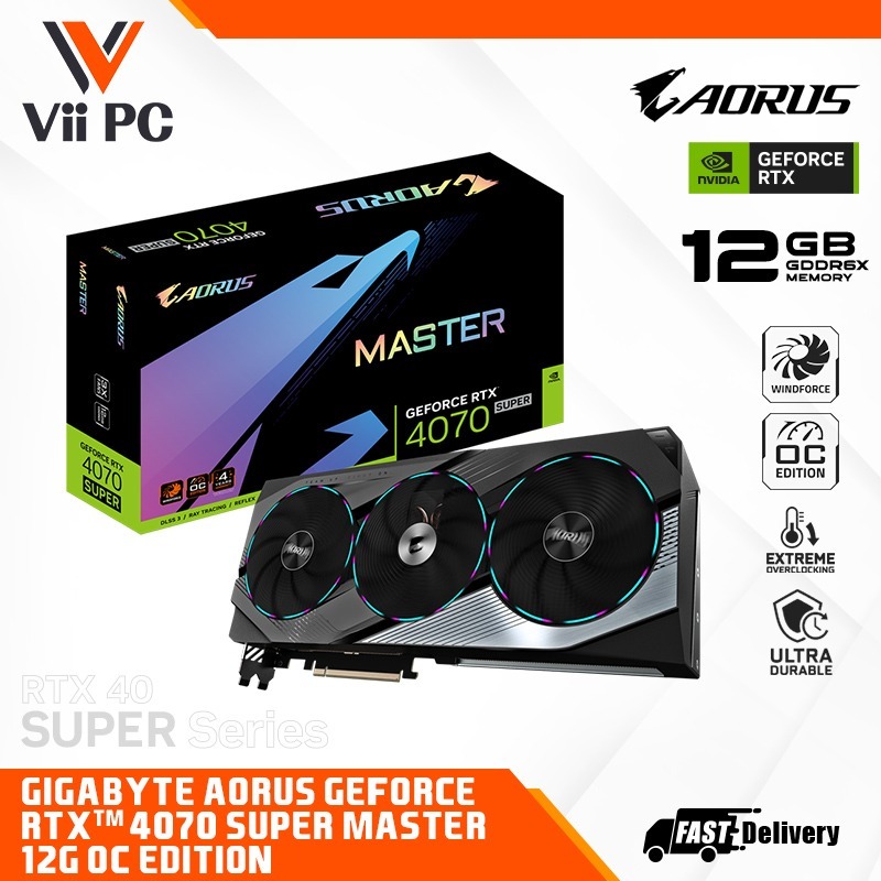 GIGABYTE AORUS MASTER GeForce RTX™ 4070 SUPER / RTX4070 SUPER / RTX ...