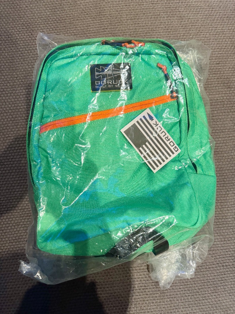 GORUCK KR1 13L Built By SCARS Lime Green, Men's Fashion, Bags ...