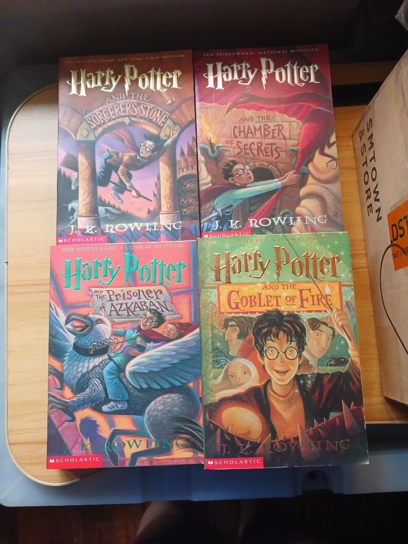 Harry Potter boxed set (Books 1-4), Hobbies & Toys, Books & Magazines ...