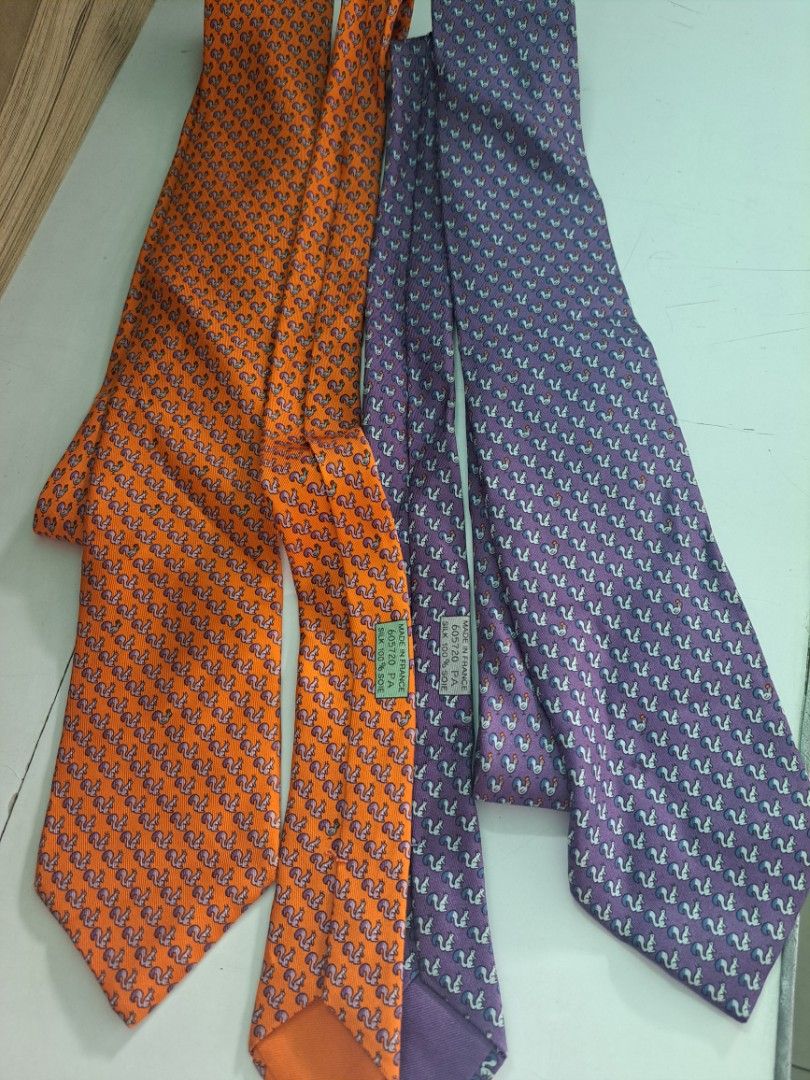 Hermes Ties, Men's Fashion, Watches & Accessories, Ties on Carousell